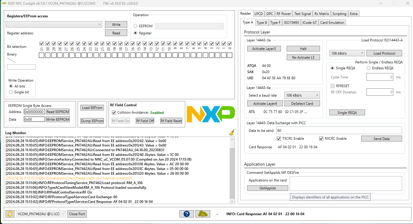 pn7462，cockpit工具使用 - NXP Community