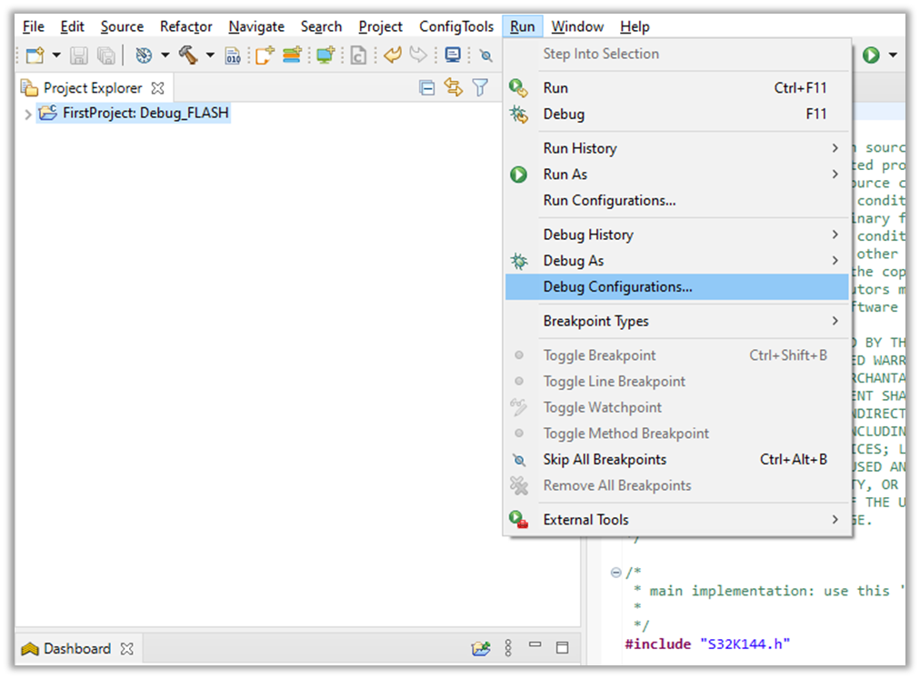 HOWTO Build a Project and Setup Debugging with GDB PEMicro Debugging Interface - NXP Community