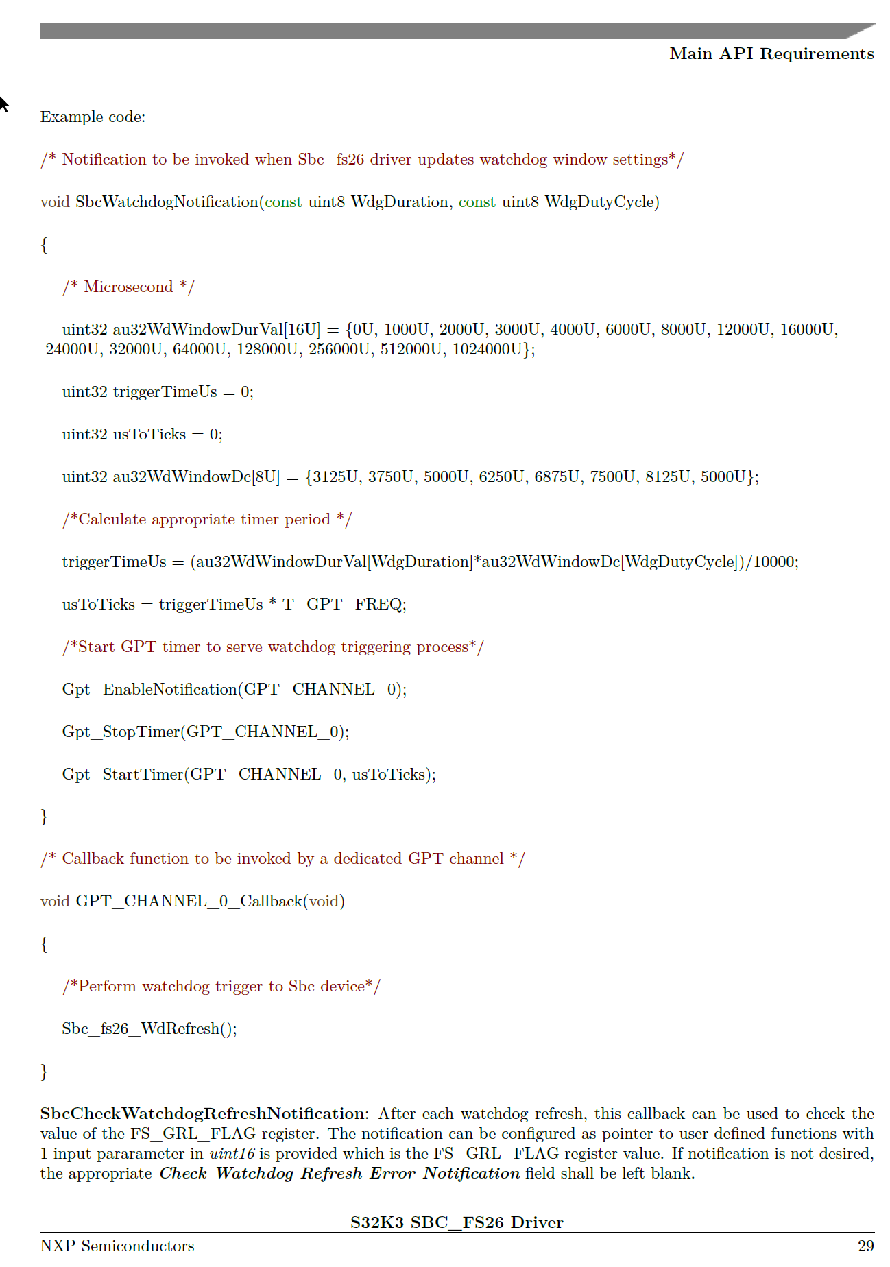 FS26 sbc watchdog notification - NXP Community