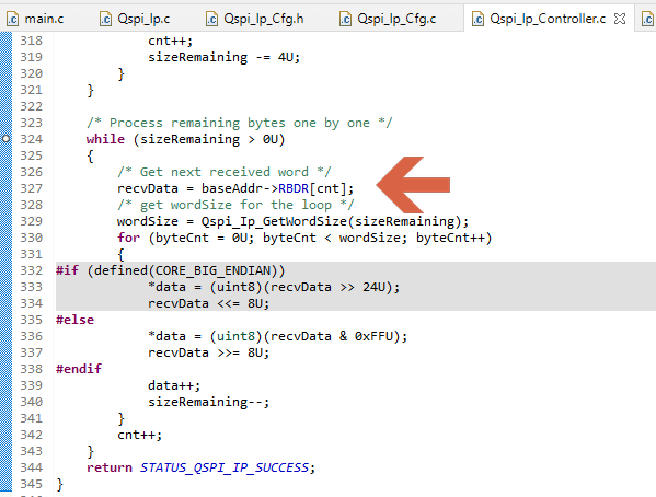 initial QSPI will be timeout on S32K314 EVB (used NXP example code ...