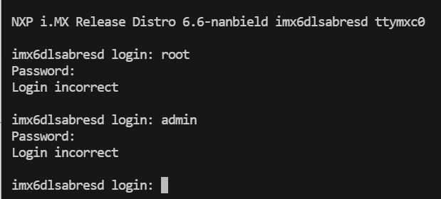 Yocto文件系统无法登录 - NXP Community