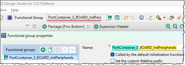 Solved: Port Container and Functional Group issue - NXP Community