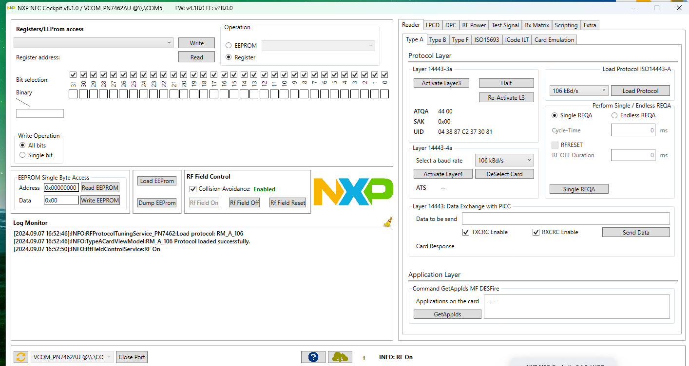 pn7462，cockpit工具使用 - NXP Community
