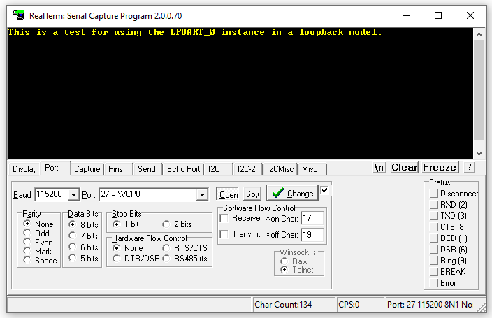 Solved: Re: UART communication failed - NXP Community