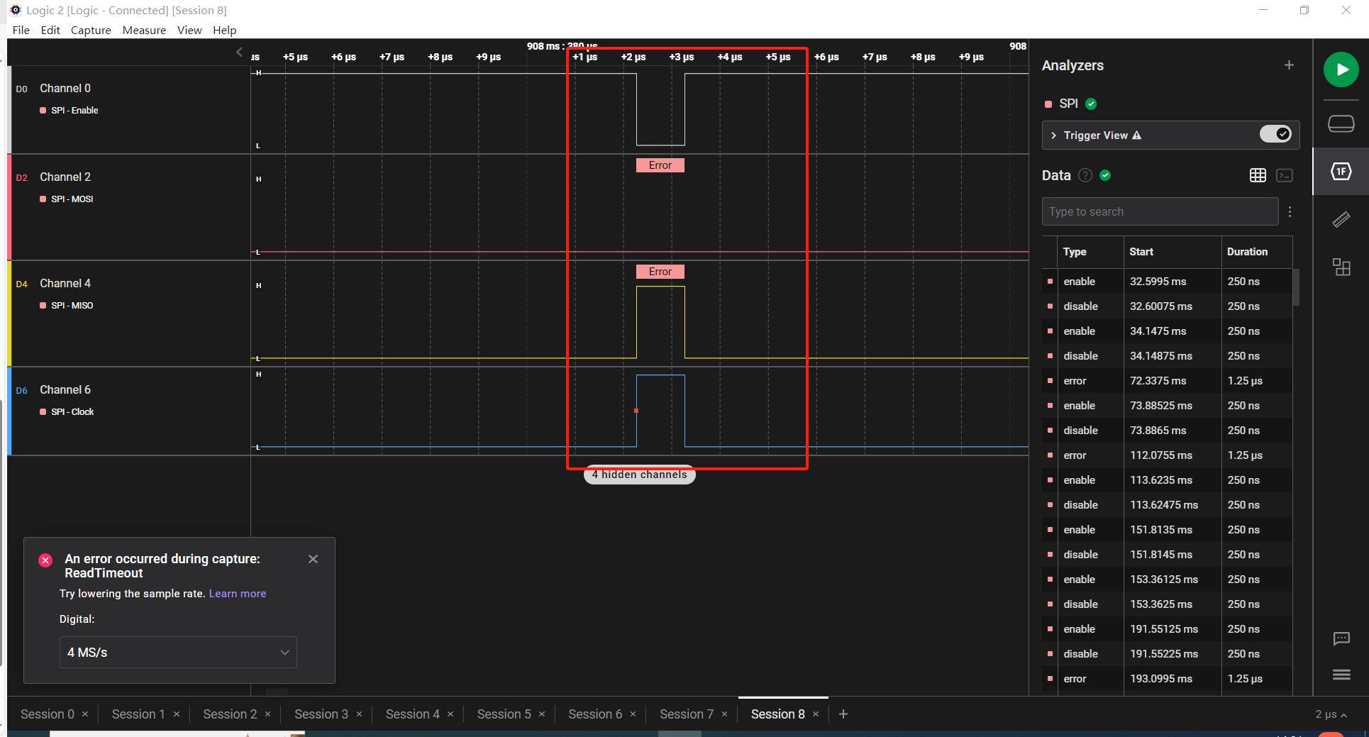 After configuring Flexio_SPI's DMA mode, the runtime enters the ...