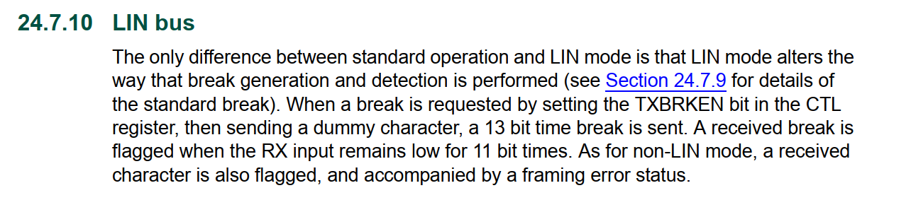 Solved: LPC54616 LIN Break Generation - NXP Community