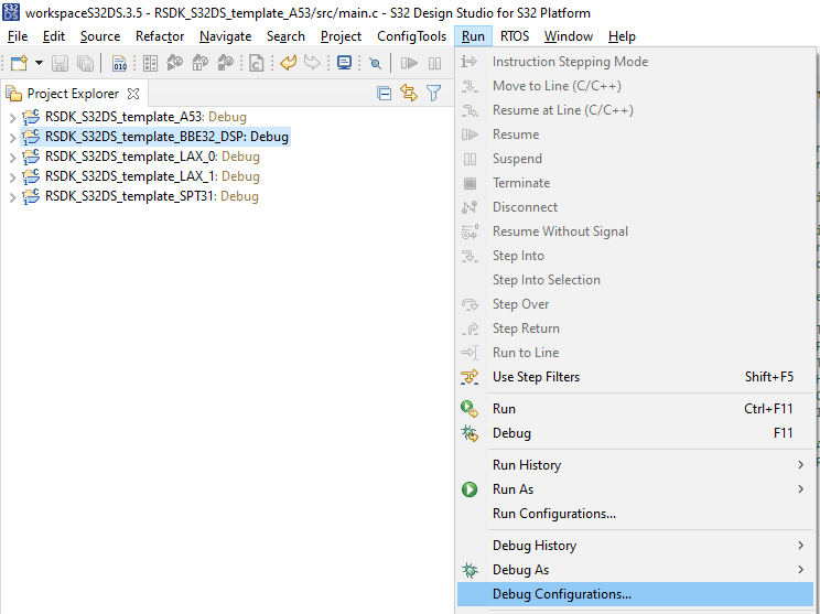 HOWTO: Debugging BBE32 DSP on S32R45 Using S32 Debugger - NXP Community