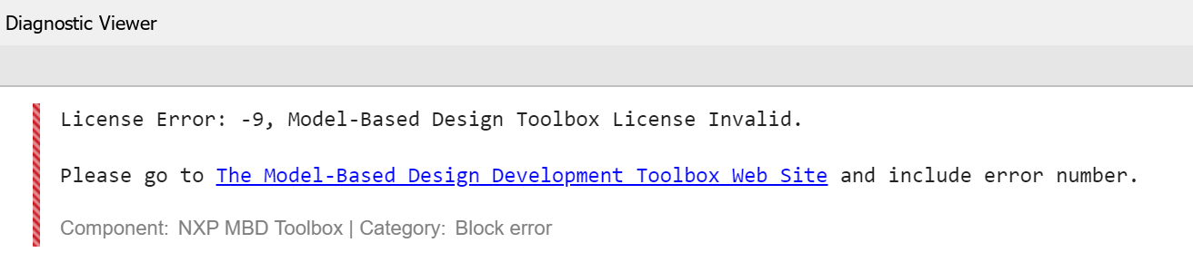 Solved: Unable to active MBD Toolbox - NXP Community