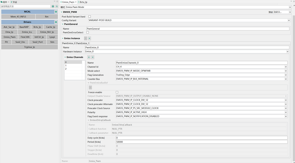Solved: Re: s32k312 pwm period & icu configuration - NXP Community