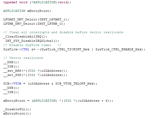 S32K144 Bootloader example project not working - NXP Community
