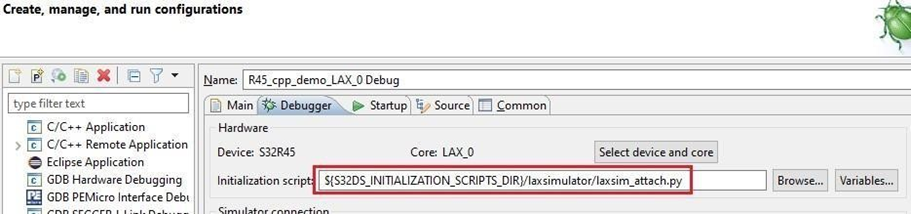 HOWTO: Debugging LAX on S32R45 Using S32 Debugger - NXP Community