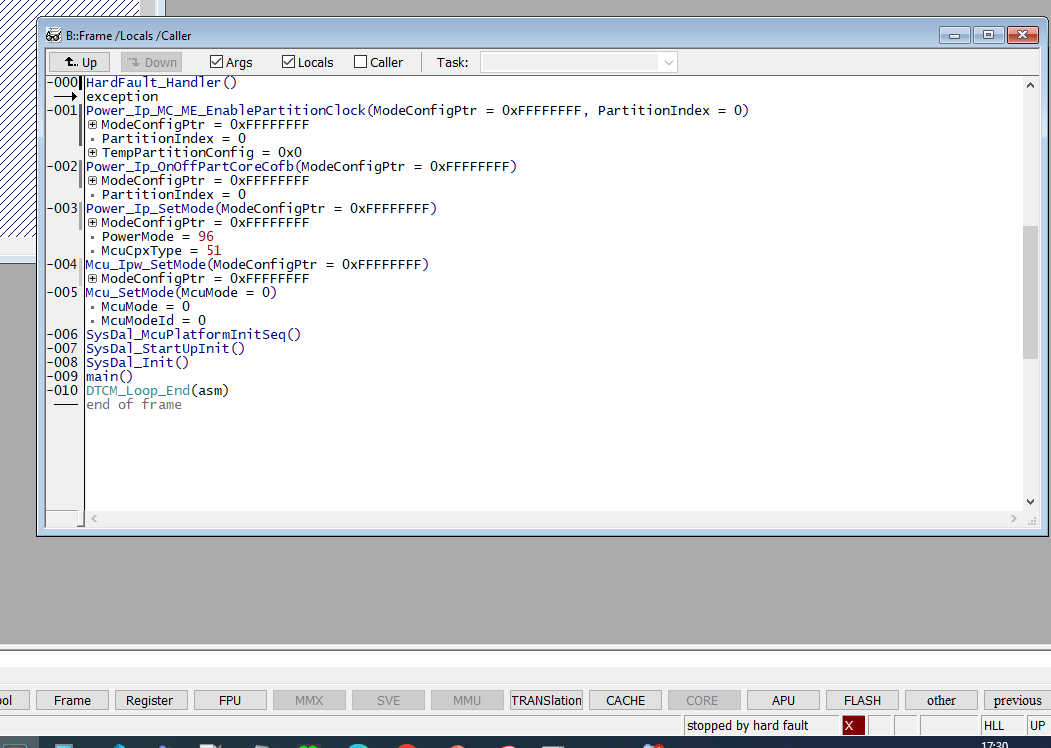 Solved: After PMIC integration in bootloader, it is going to Hard Fault exception in S32G3 ...