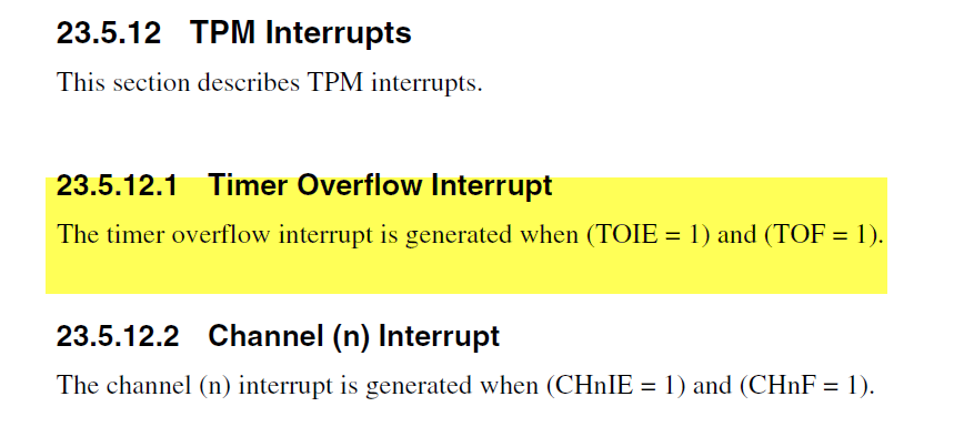 FRDM-MCXC242 TPM0 Timer OverFlow Capture - NXP Community