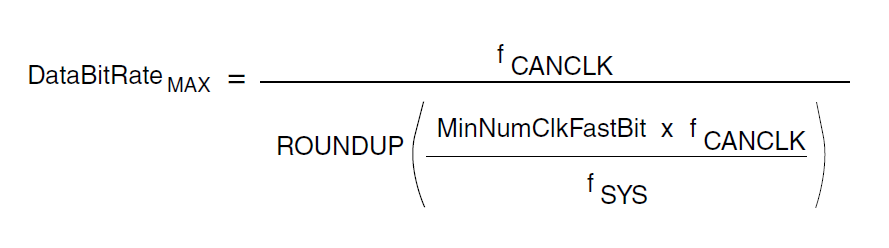 Solved: What is the maximum baud rate supported by CAN FD for MPC5746C controller - NXP Community
