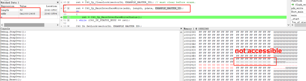 Solved: s32k312 flash overwrite cause a region unaccessible - NXP Community
