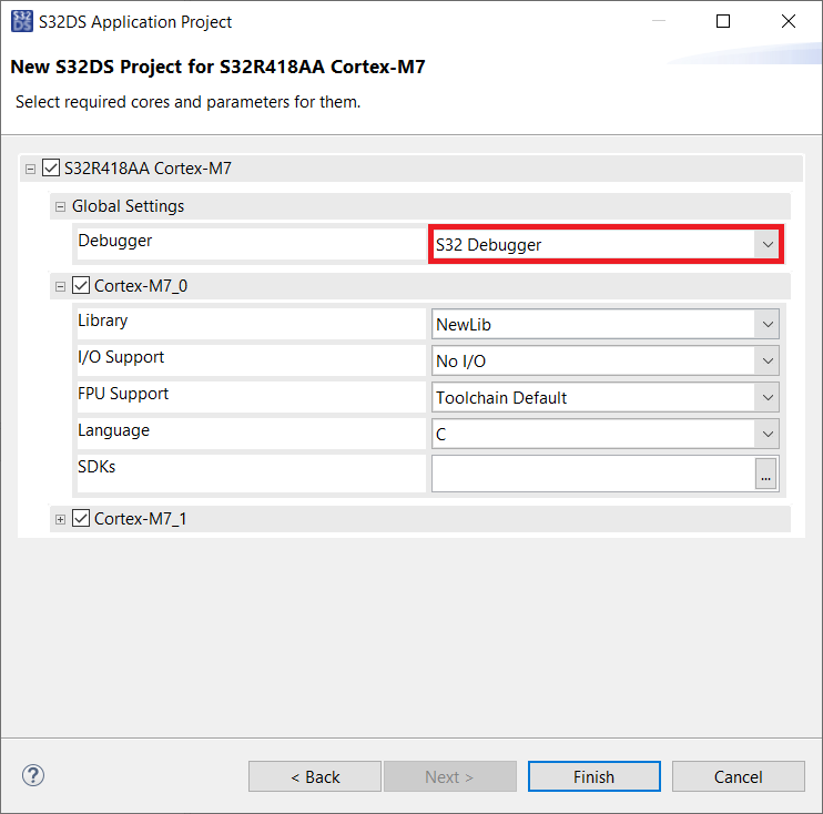 HOWTO: Start S32 Debugger from S32 Design Studio on S32R41 EVB - NXP ...