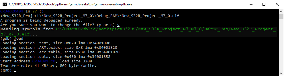 HOWTO: Command Line GDB Debugging with S32 Debug Probe for S32R45 - NXP Community