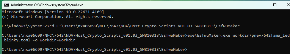 Step by Step Guide to update user firmware through host interface for ...