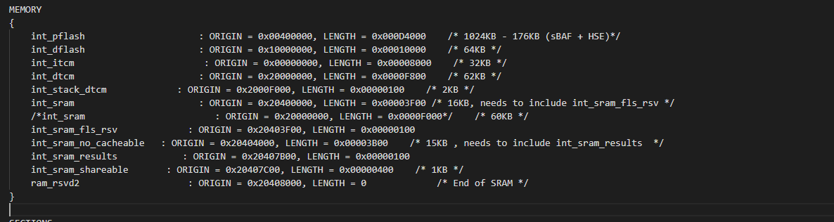 ld link file to do partition modification - NXP Community