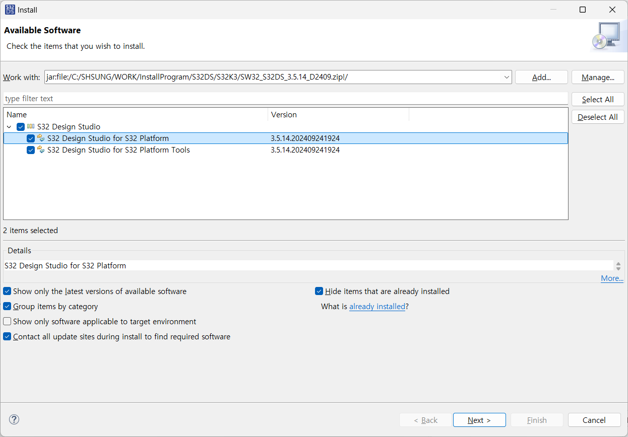 Solved: S32DS for S32 v3.5 Update failed issue - NXP Community