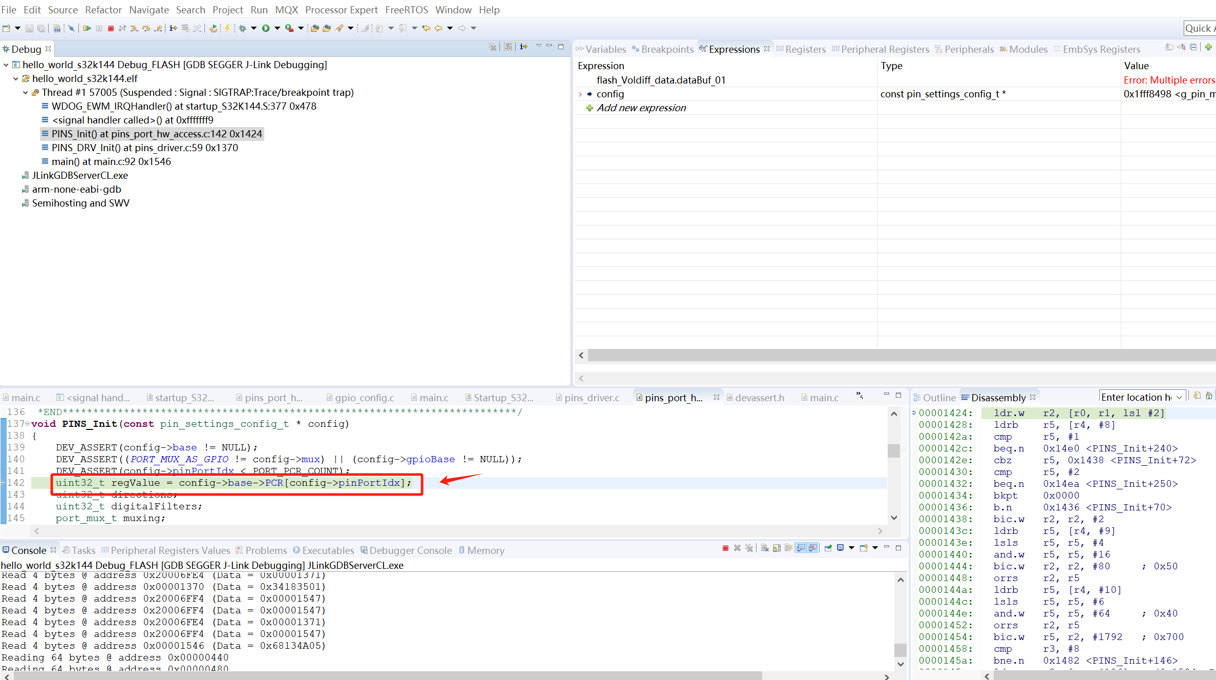 s32k144 gpio - NXP Community