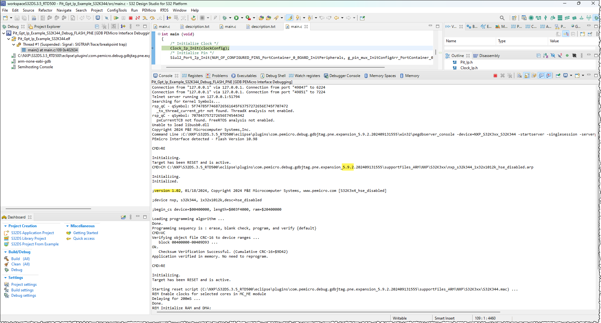 Solved: s32k3x4 -t172 debug error - NXP Community