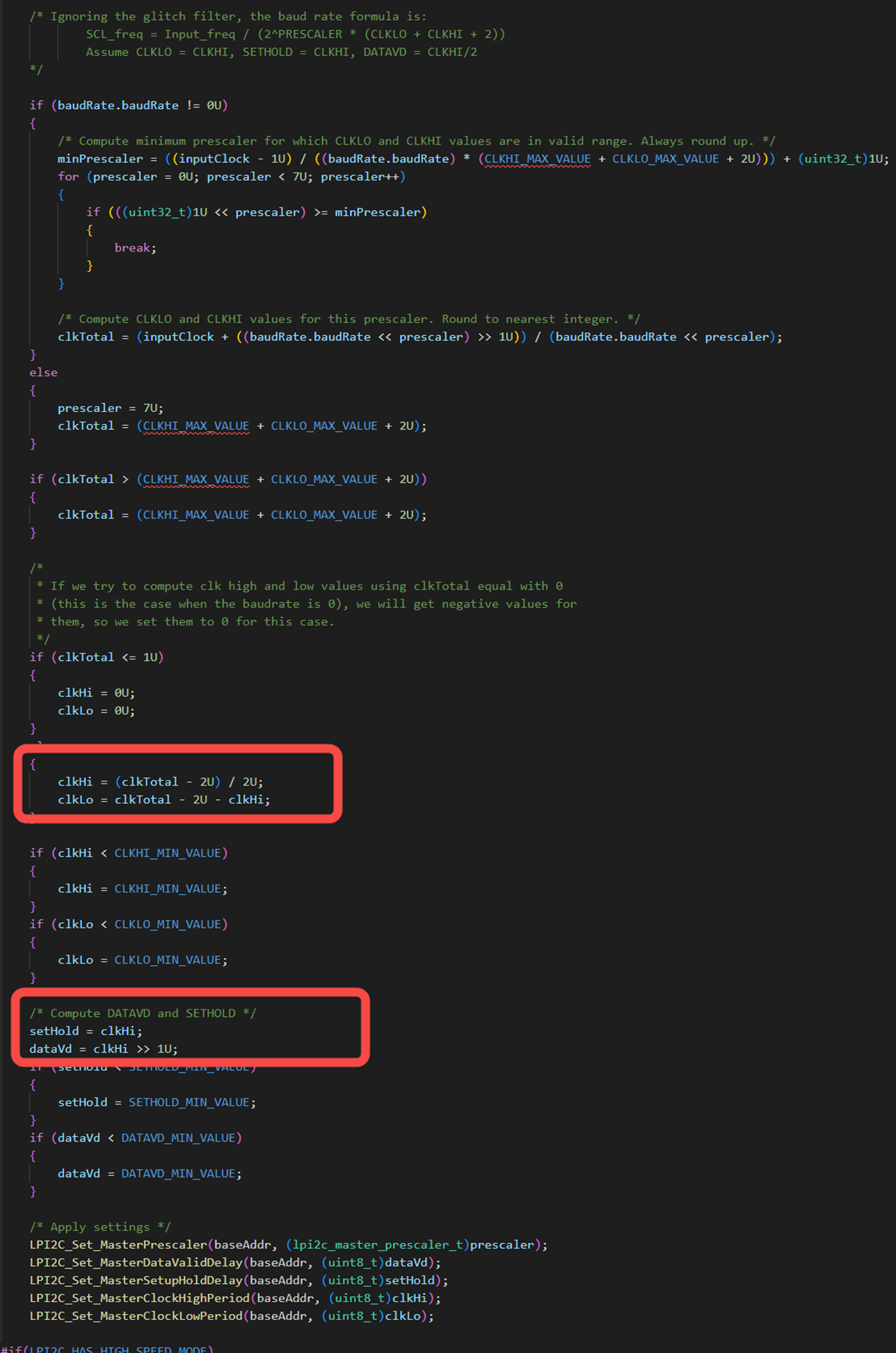 S32K146 LPI2C CLOCK Band Rate - NXP Community