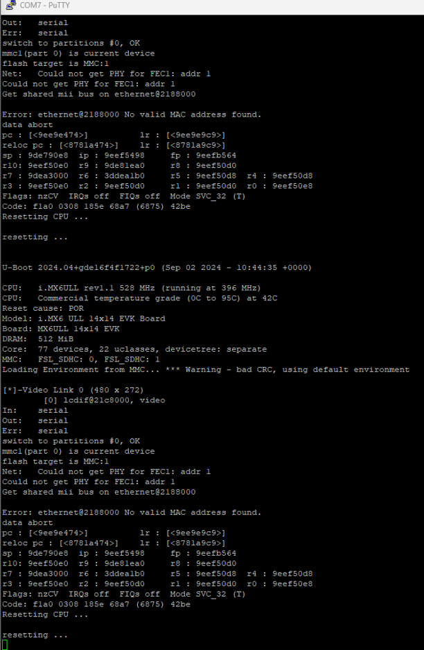 Solved: i.MX6ULL eMMC Flash and Boot - NXP Community