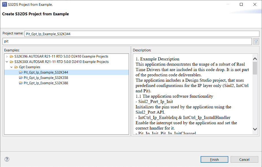 S32k344 PIT Timer example using SDK peripherals drivers - NXP Community
