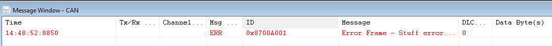Solved: CAN1 issue using S32K344 - Error Frame (stuff error) - NXP ...