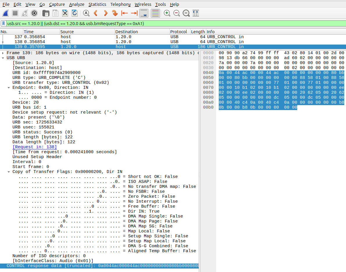 Solved: USB Audio 2.0 - how to provide host with a range or list of supported sample frequencies ...