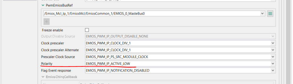 Solved: eMIOS PWM output disable（OPWMB MODE） - NXP Community