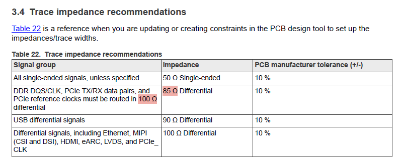 About trace impedance described in i.MX 8M Plus Hardware Developer’s ...