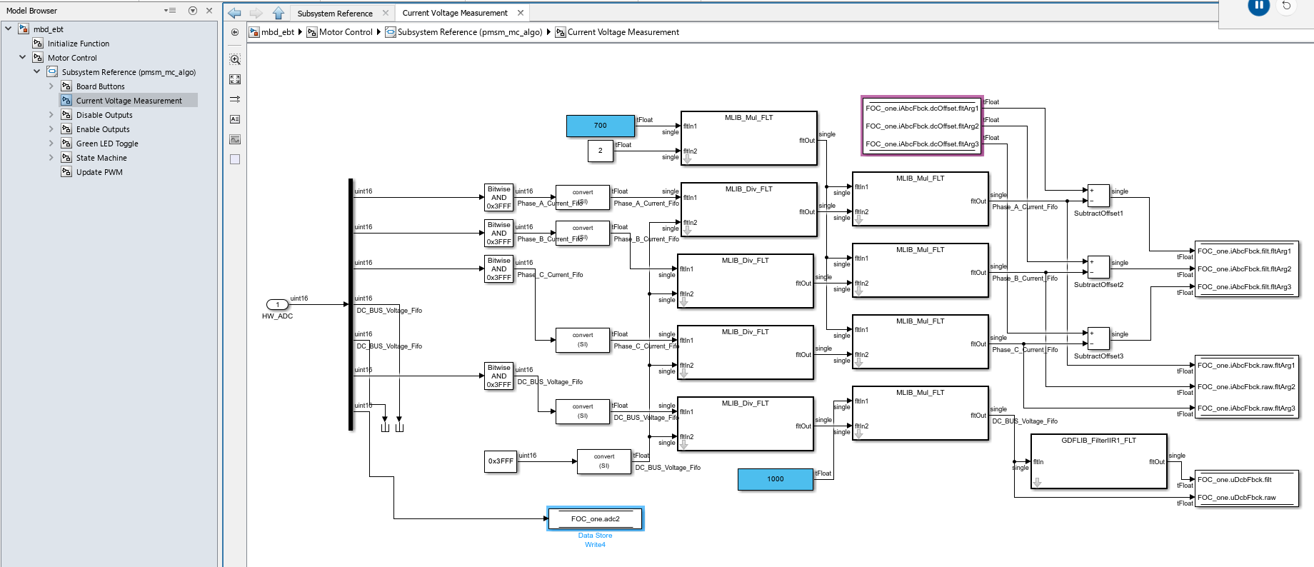 S32K396 adding an ADC to motor control example project - NXP Community
