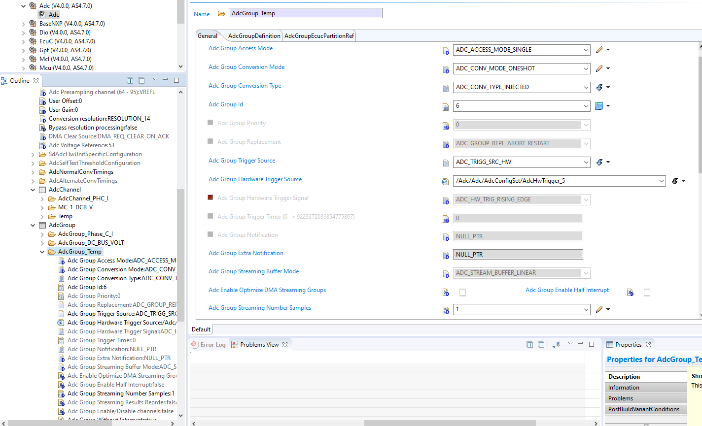 S32K396 adding an ADC to motor control example project - NXP Community