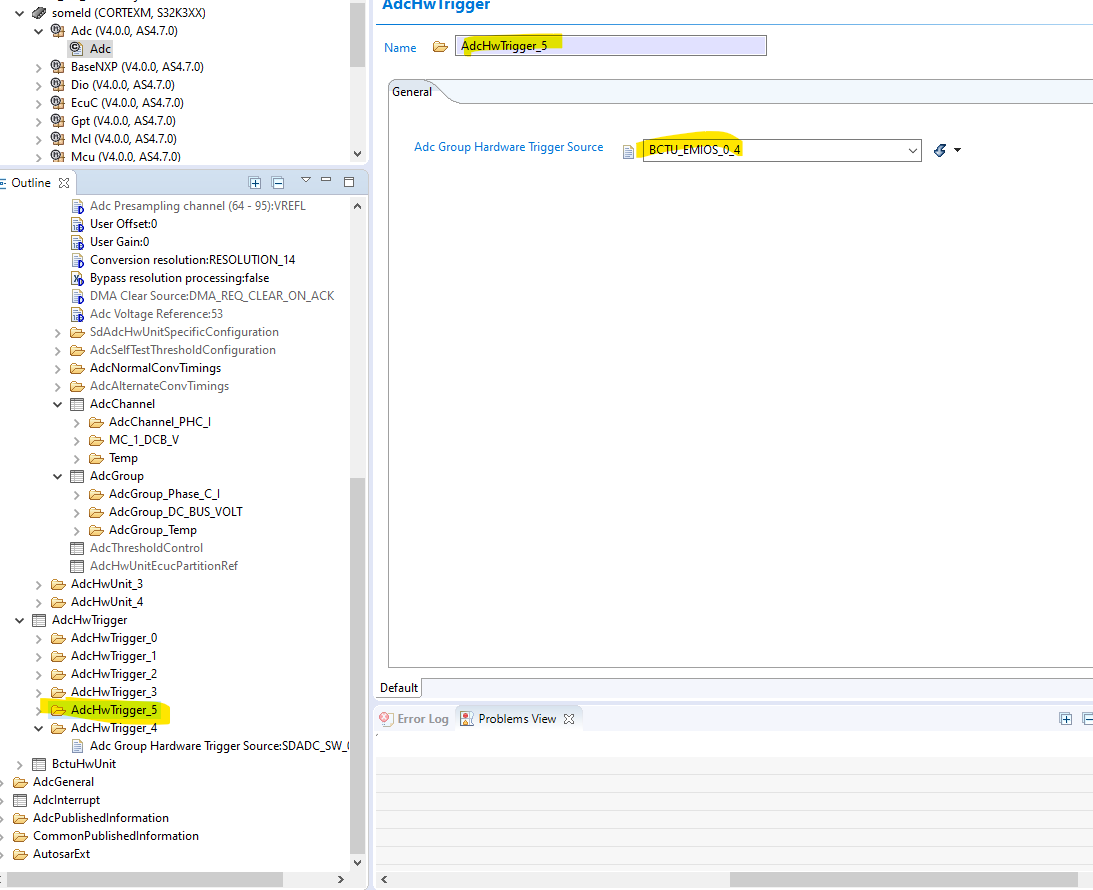 S32K396 adding an ADC to motor control example project - NXP Community