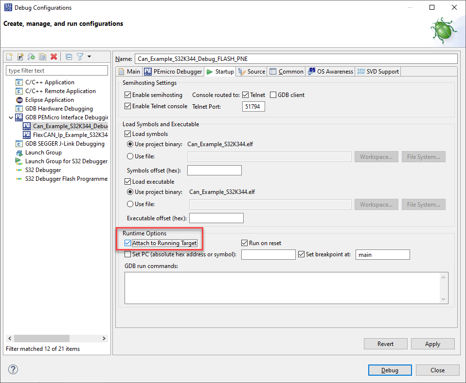 S32K3 cannot be connected after downloading SW with Mismatch MCU clock ...