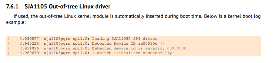 Solved: S32G2 LINUX-BSP and SJA1110 - NXP Community
