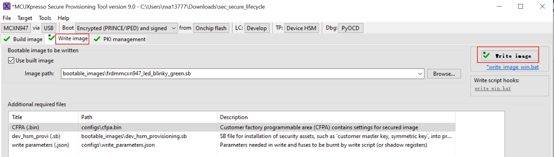 MCUXN947 Security Configuration (Secure Boot + Lifecycle) - NXP Community