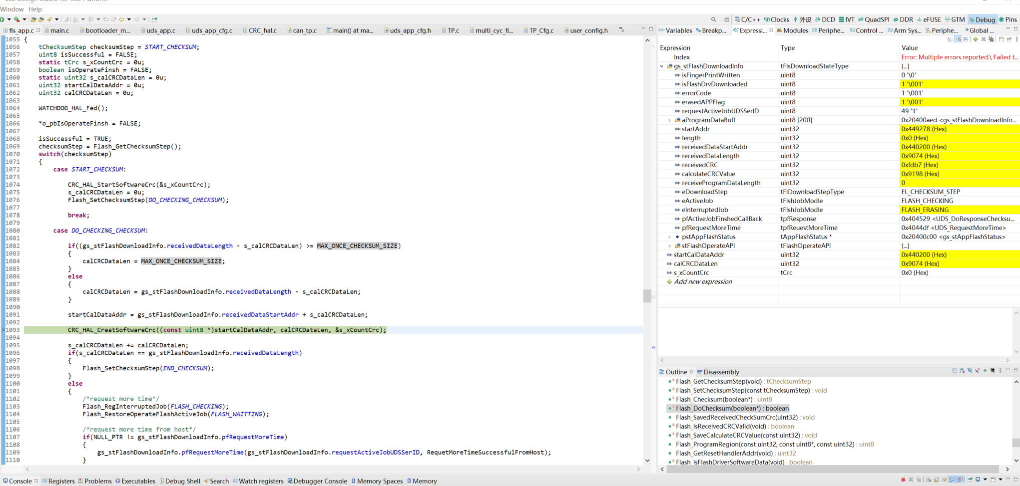 S32K3xx DEMO bootloader CRC issue during flashing - NXP Community