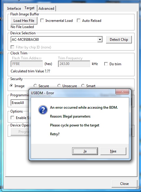 Solved: USBDM: making full flash memory dump of MC9S08AC96 - NXP Community