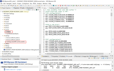 Assembly project based on MCUXPresso tools for MCXN family - NXP Community