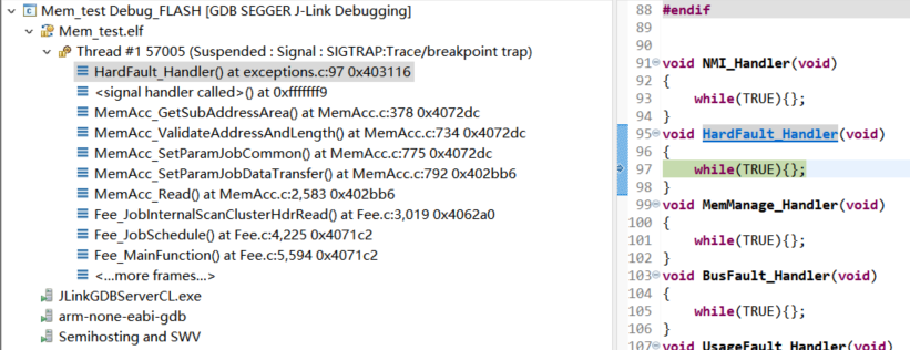 Fee_MainFunction LEAD TO HardFault_Handler - NXP Community