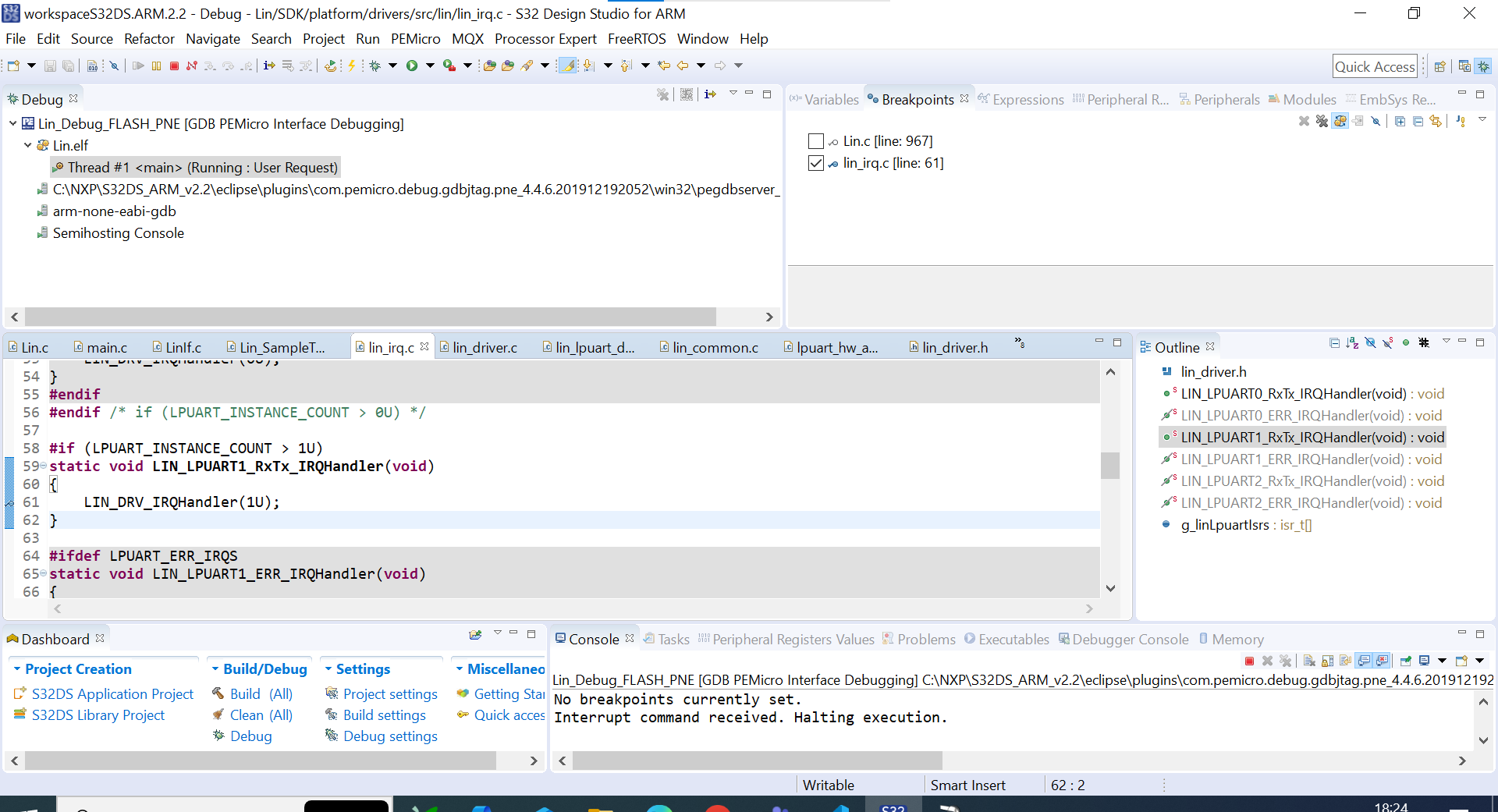 LIN STACK S32K118 TX/RX - NXP Community