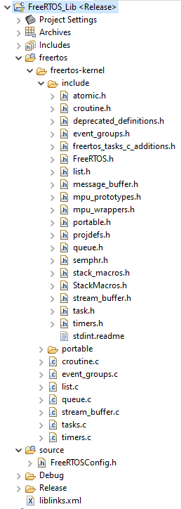 Failed to build FreeRTOS using the new IDE MCUXpresso IDE v24.9.25 in Release configuration ...