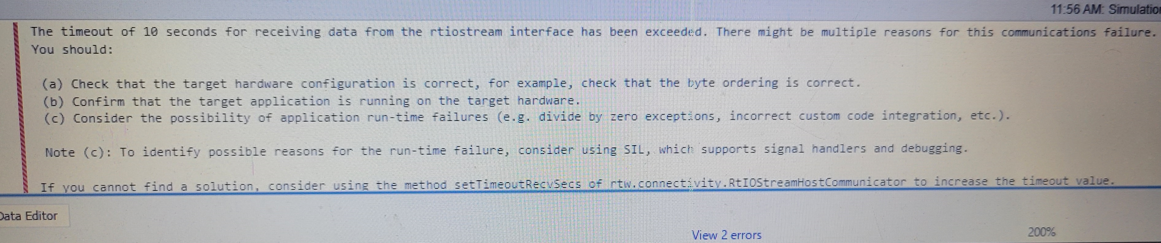 encountered problem while running Simple PIL S32CT example - NXP Community