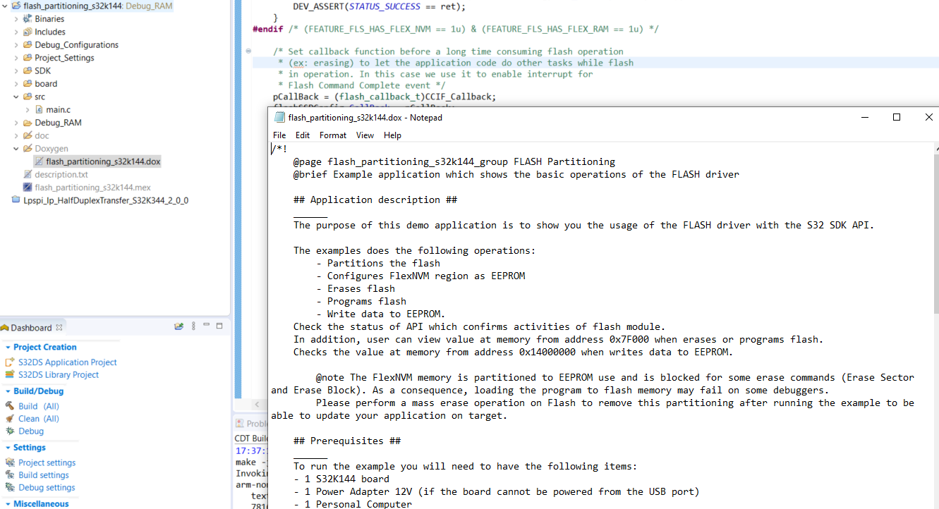 Solved: Questions about flash_partitioning_s32k118 demo code - NXP ...