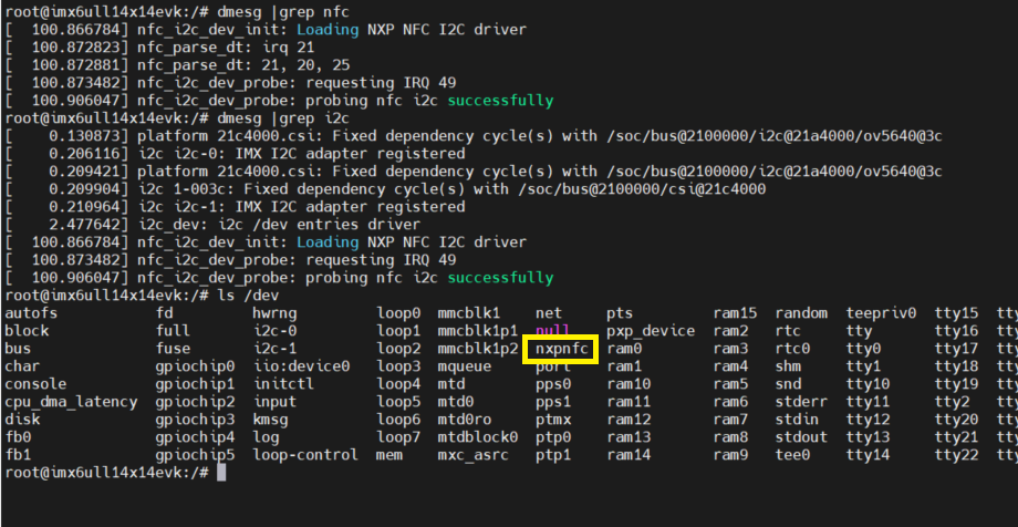i.MX6ULL EVK running Yocto Linux + PN7160 - NXP Community