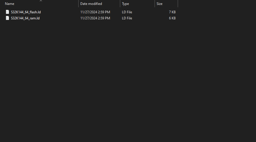 Solved: Storing linker file within project directory rather than S32DS S32k144 shared directory ...