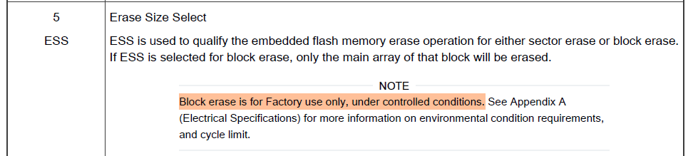 Erase an Entire Code Flash Memory Block - NXP Community